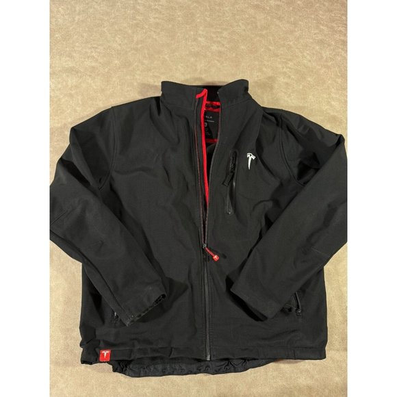 Tesla | Jackets & Coats | Tesla Corporate Mens Soft Shell Fleece Lined ...